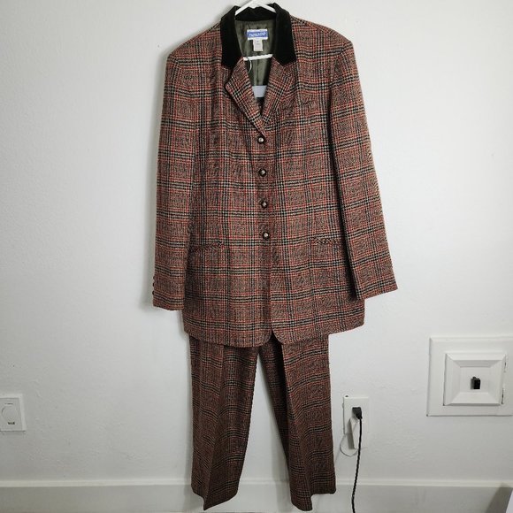 Pendleton | Jackets & Coats | Pendleton Womens Plaid Suit Jacket And ...